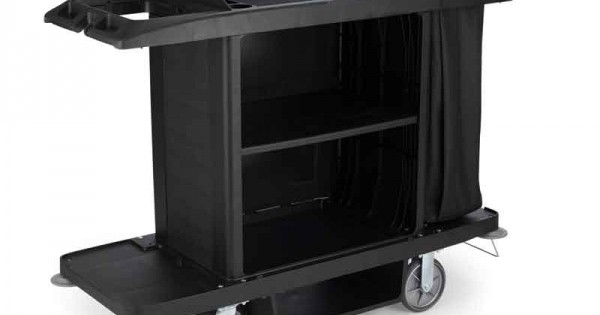 Rubbermaid Housekeeping Trolley FG618900BLA | Housekeeping & Laundry ...